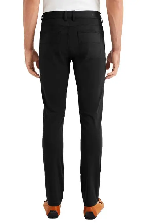 RHONE Commuter Slim Fit Five-pocket Pants - Black
