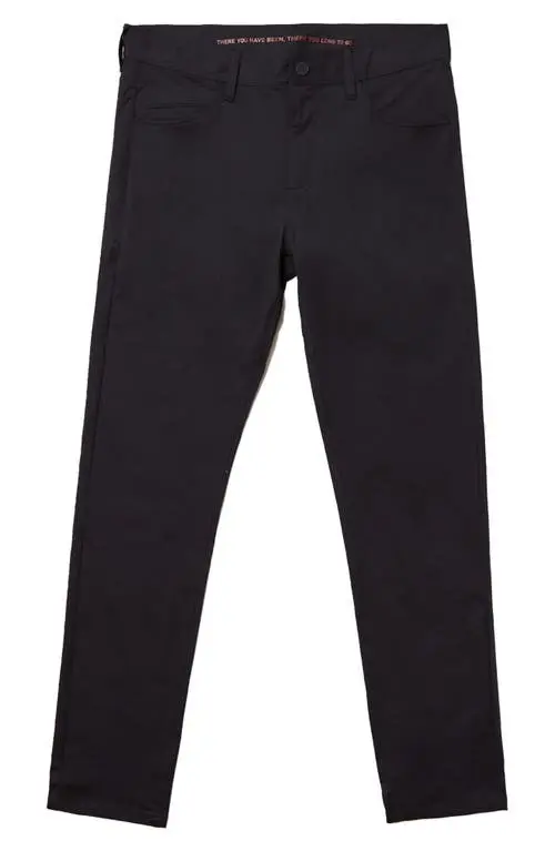 RHONE Commuter Slim Fit Five-pocket Pants - Black