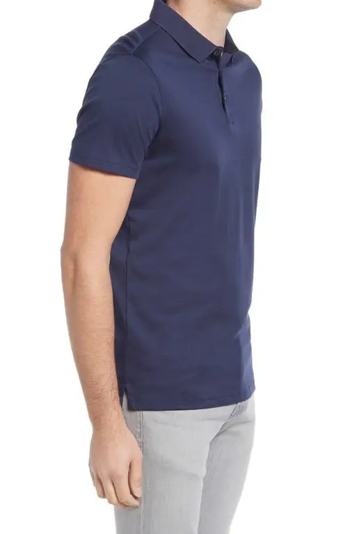 Robert Barakett Georgia Pima Cotton Polo - Blue Night