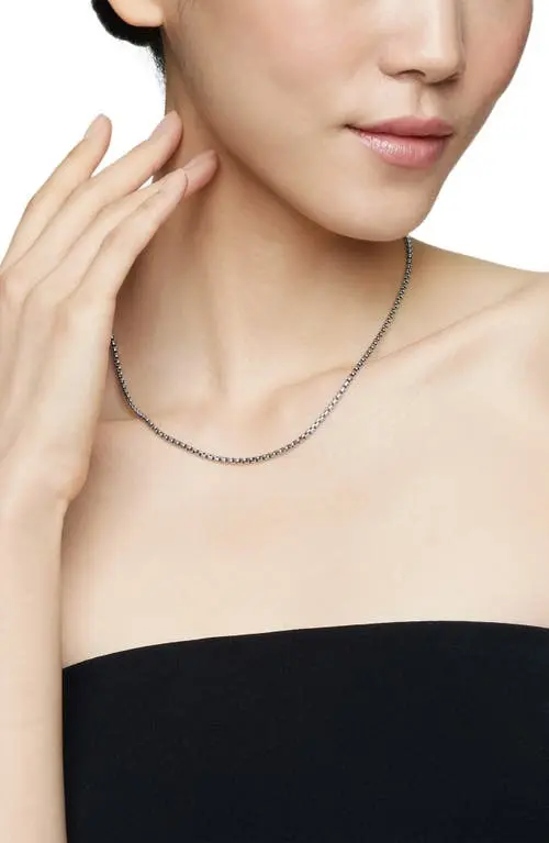 David Yurman Box Chain Necklace - Two Tone