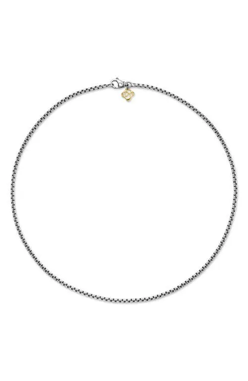 David Yurman Box Chain Necklace - Two Tone