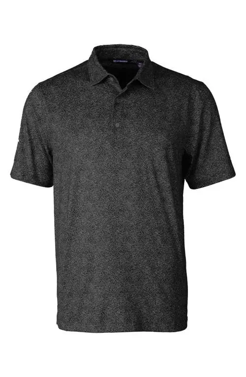 Cutter & Buck Pike Constellation Print Performance Polo - Black