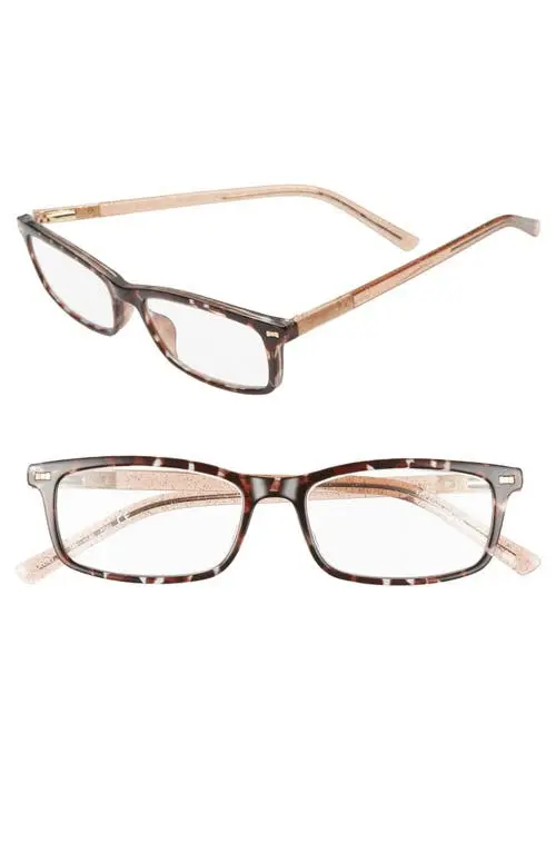 Kate Spade New York Jodie 50mm Rectangle Eyeglasses - Tortoise/beige