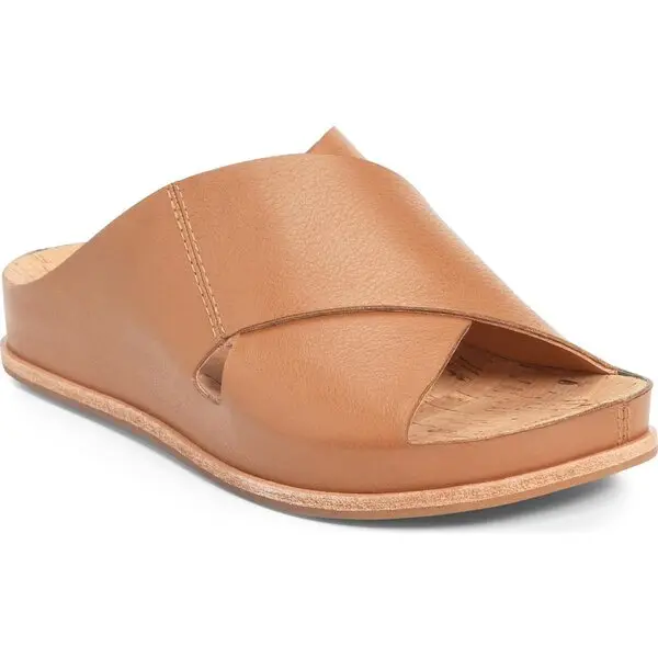 Kork-Ease® Tutsi Slide Sandal - Brown Leather