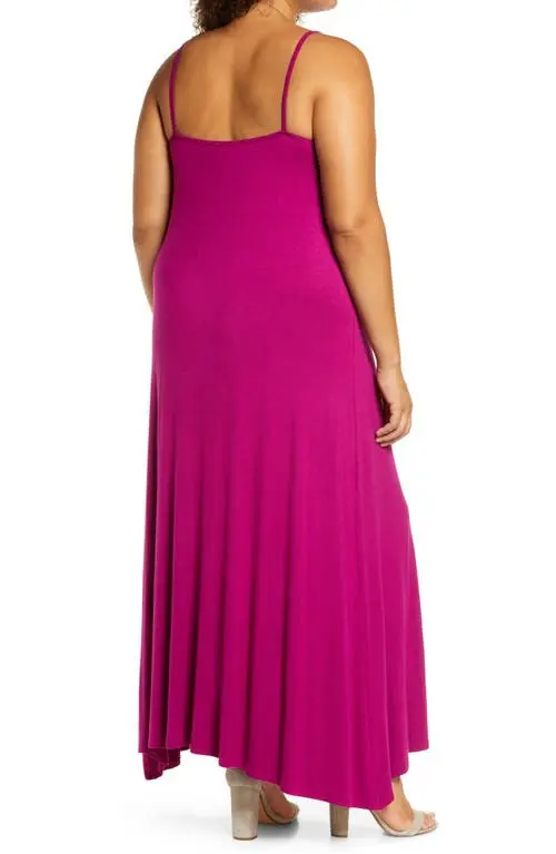 Loveappella A-line Maxi Dress - Plum