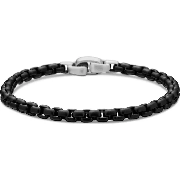 David Yurman 18k Box Chain Bracelet - Stainless Steel