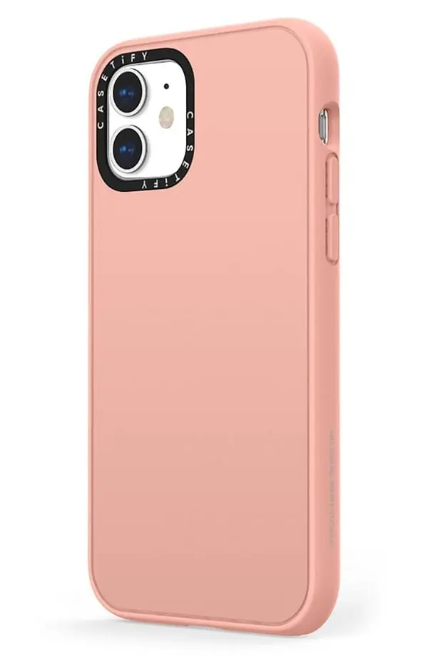 CASETIFY Solid Impact Case - Matte Dirty Peach