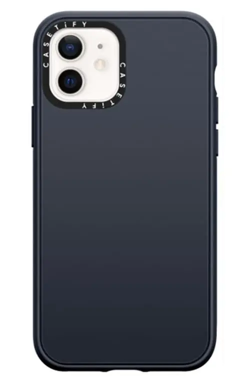 CASETIFY Solid Impact Case - Matte Navy Blue