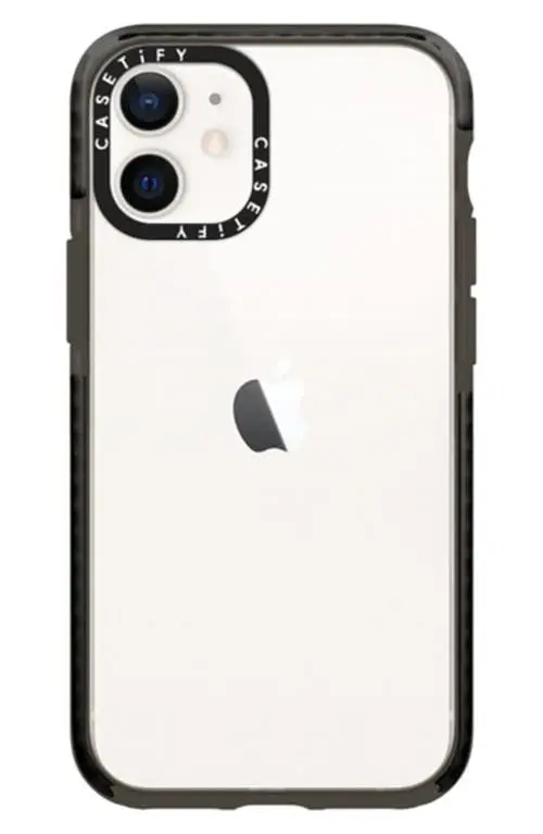 CASETIFY Clear Impact Case - Clear Black