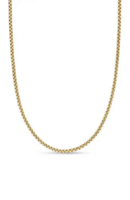 David Yurman Box Chain Necklace - Gold