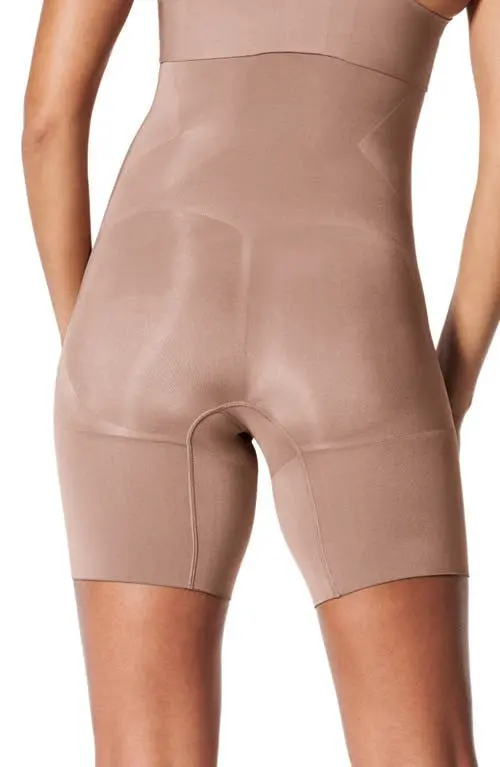 Spanx Spanxsculpt™ Oncore High Waist Midthigh Shorts - Caf Au Lait