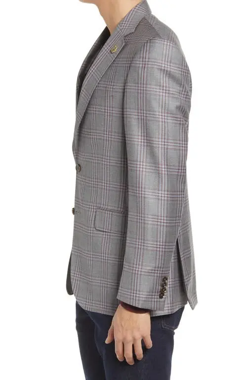 Ted Baker London Jay Slim Fit Plaid Wool Sport Coat