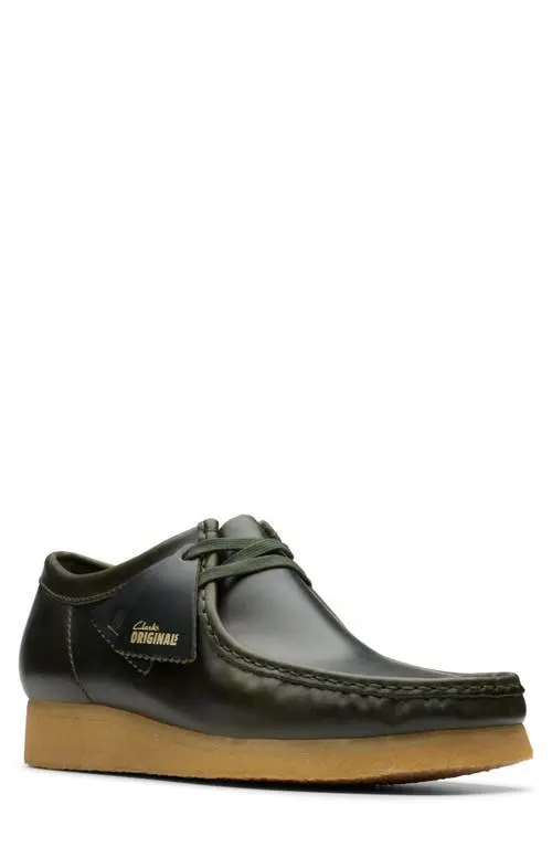 Clarks Wallabee Moc Toe Derby - Forest Gre