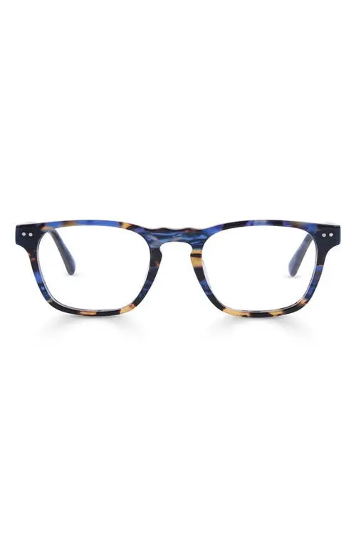 Eyebobs Old Sport 47mm Rectangular Reading Glasses - Blue Tortoise
