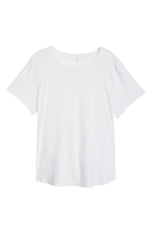 Beyond Yoga On The Down Low Jersey T-shirt - Cloud White