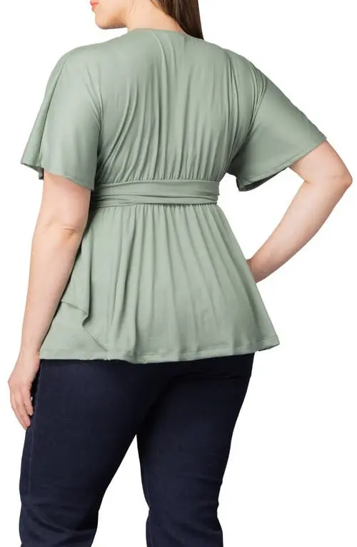 KIYONNA Promenade Blouse - Sage
