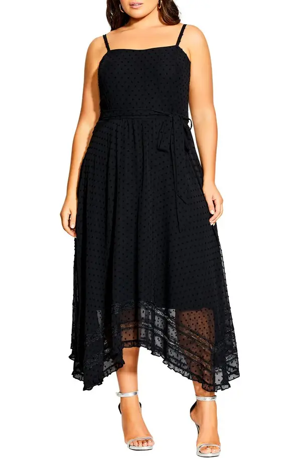 City Chic Flirty Nature Midi Dress