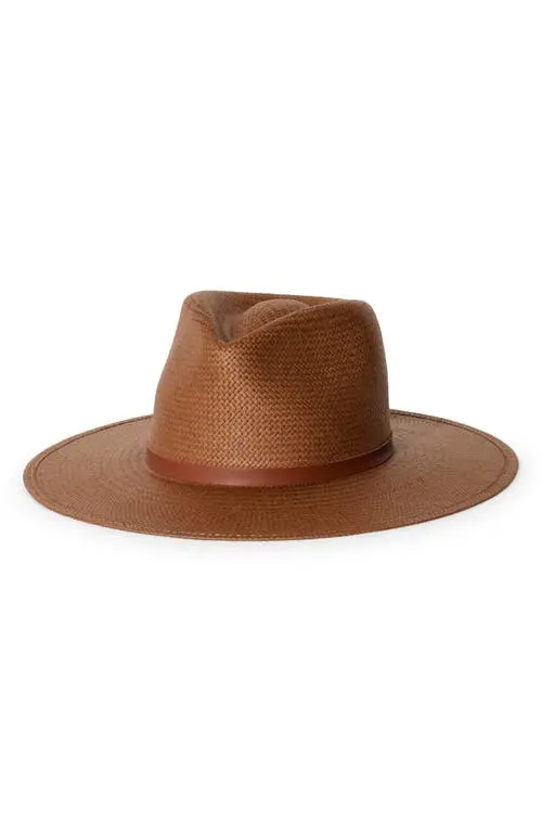 Janessa Leoné Sherman Packable Fedora - Brown
