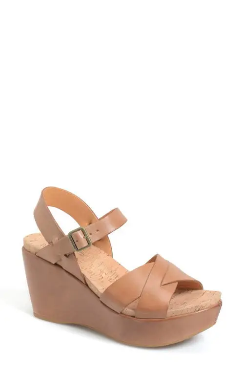 Kork-Ease® Ava 2.0 Platform Wedge Sandal - Golden Sand
