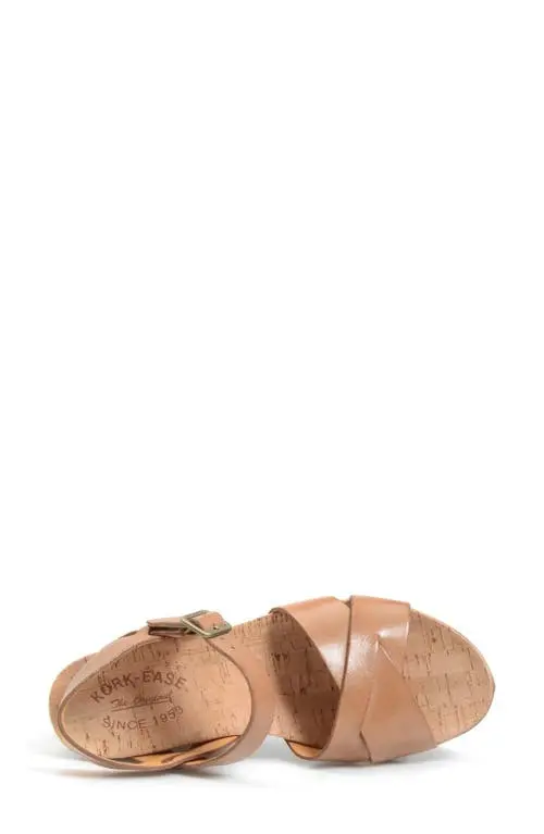 Kork-Ease® Ava 2.0 Platform Wedge Sandal - Golden Sand