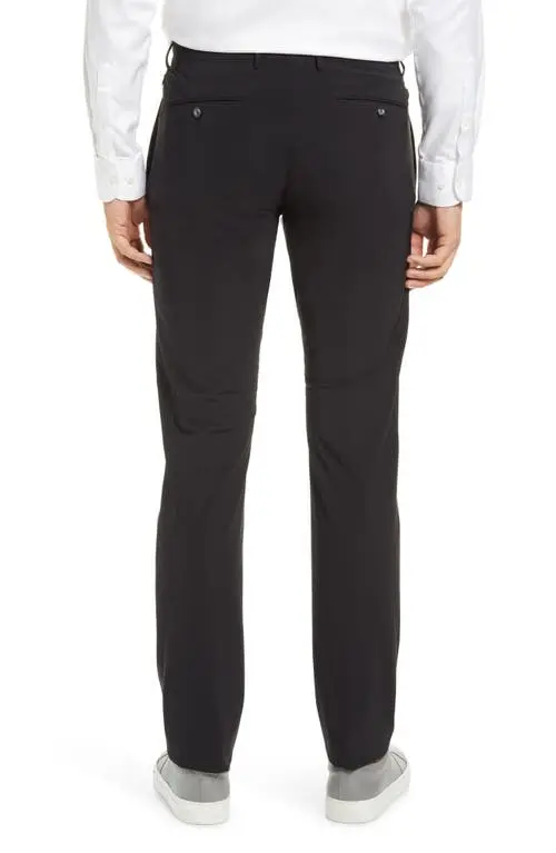 Zanella Active Stretch Flat Front Trousers - Black