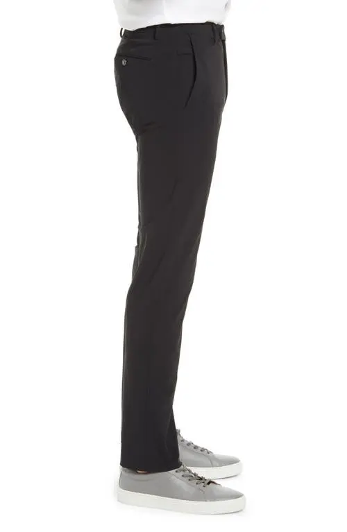 Zanella Active Stretch Flat Front Trousers - Black