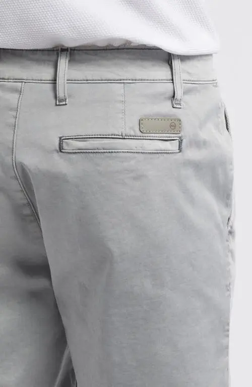Ag Wanderer 8.5-inch Stretch Cotton Chino Shorts - Sulfur Silver Phantom