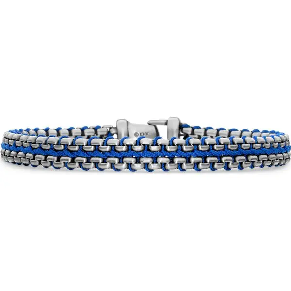 David Yurman Woven Chain Bracelet - Blue