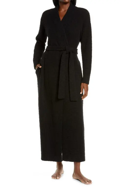 UGG Lenny Sweater Robe - Black