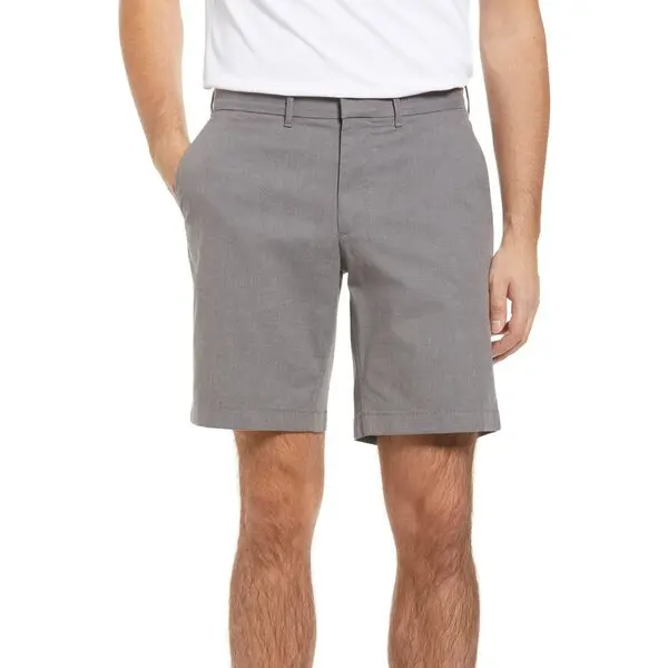 Nordstrom Slim Fit Coolmax Flat Front Chino Shorts