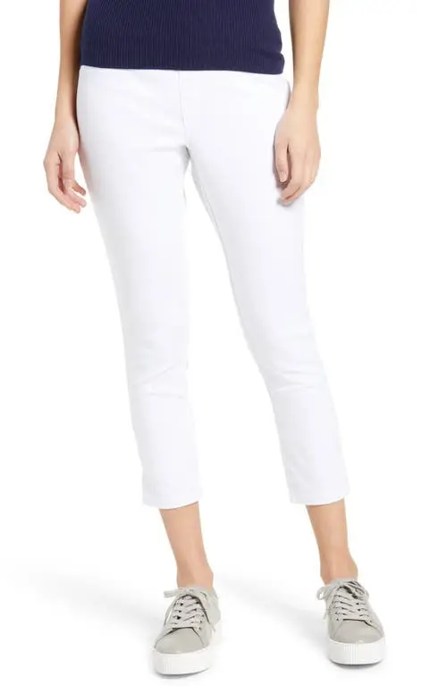 Hue Split Hem Denim Capri Leggings