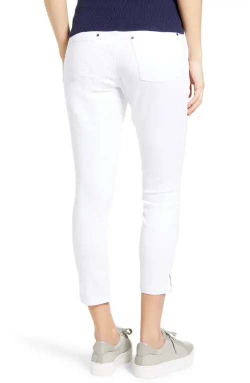 Hue Split Hem Denim Capri Leggings