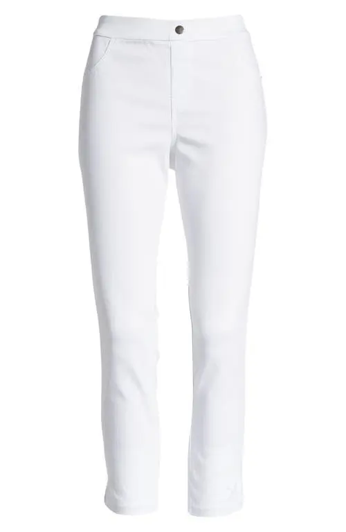 Hue Split Hem Denim Capri Leggings