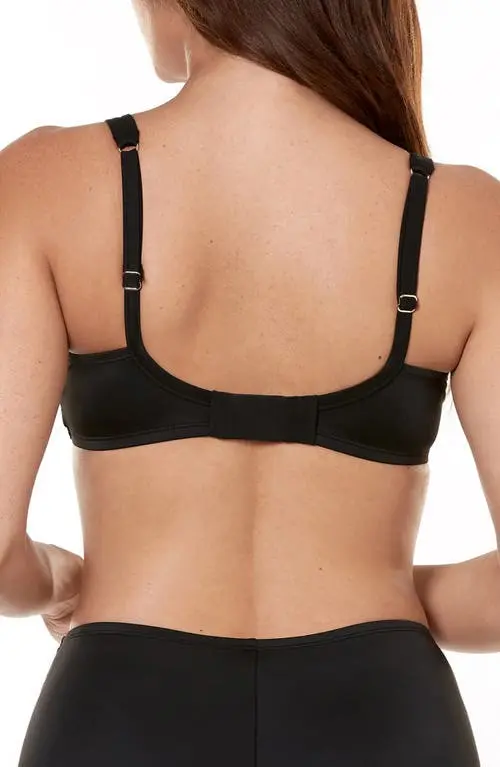 Miraclesuit Surplice Underwire Bikini Top - Black