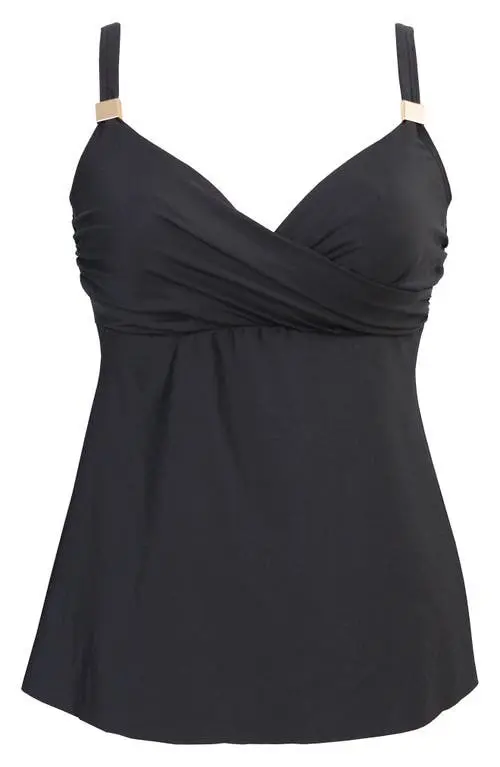 MIRACLESUIT® Surplice Underwire Tankini Top