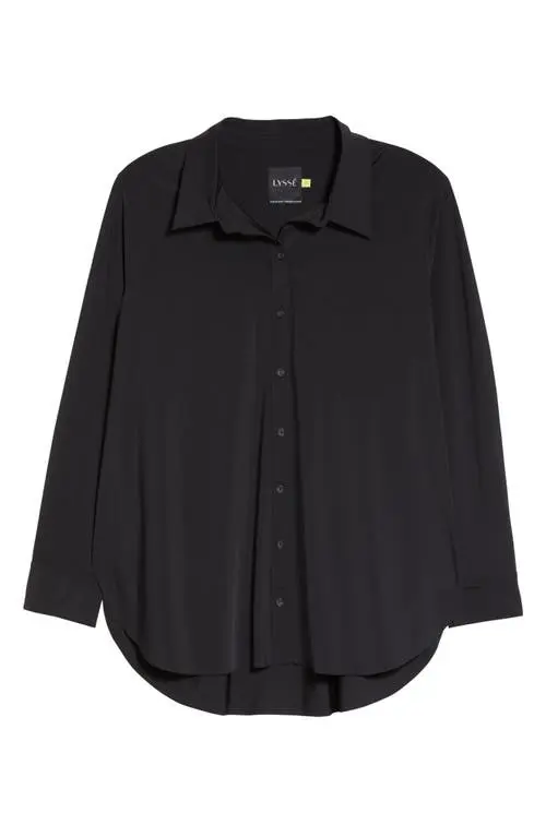 Lyssé Essentials Schiffer Button-up Shirt - Black