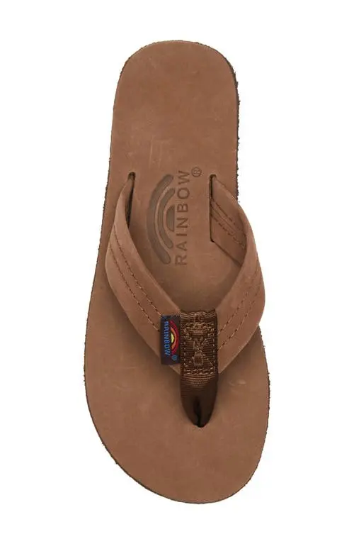 RAINBOW® Wide Strap Flip Flop - Dark Brown