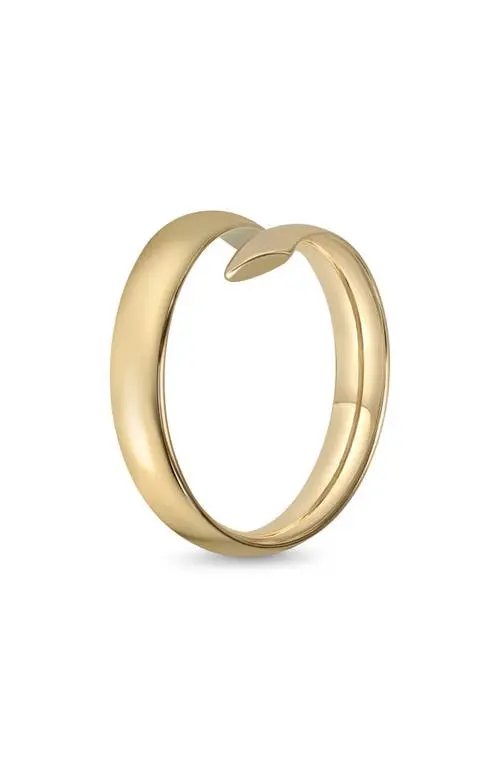Bony Levy 14k Gold Beveled Edge Bypass Ring - 14k Yellow Gold