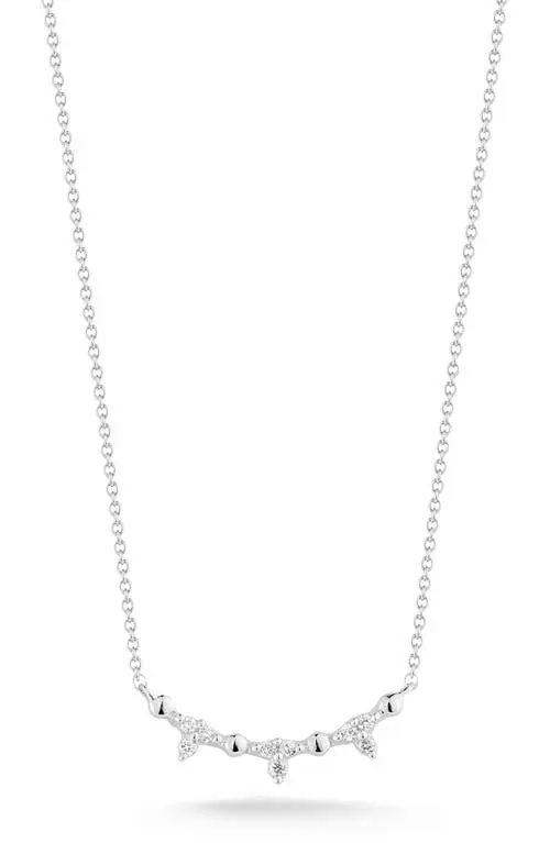 DANA REBECCA DESIGNS Poppy Rae Diamond Curved Pendant Necklace