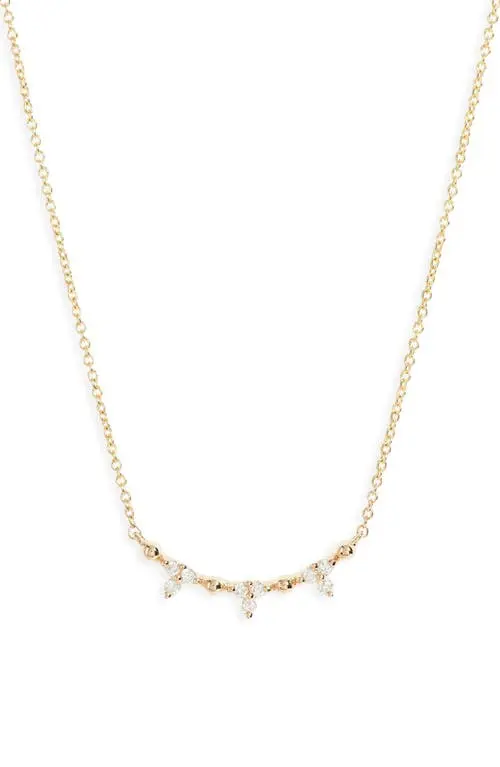 DANA REBECCA DESIGNS Poppy Rae Diamond Pendant Necklace - Yellow Gold