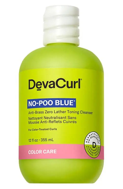 DEVACURL No-poo Blue® Anti-brass Zero Lather Toning Cleanser - No Color