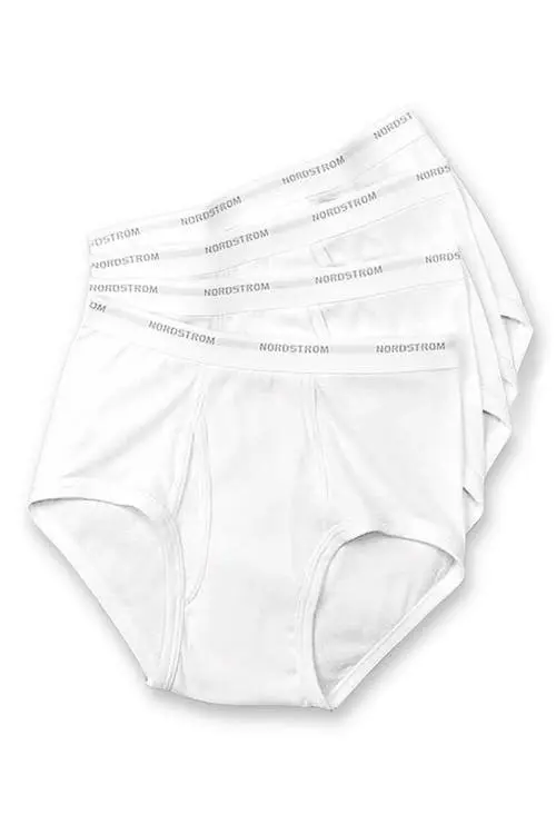 Nordstrom 4-pack Supima® Cotton Briefs - White