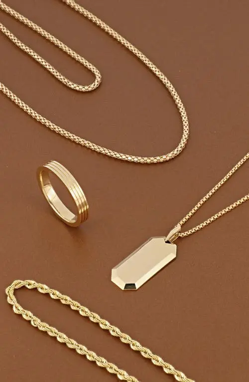 Bony Levy 14k Gold Box Chain Necklace