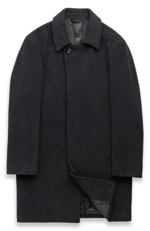 Rodd & Gunn Archers' Wool-blend Overcoat - Granite