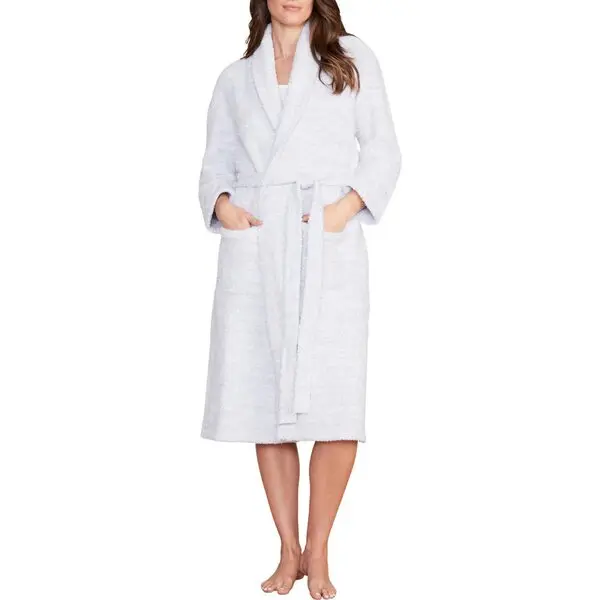 Barefoot Dreams Gender Inclusive Cozychic™ Robe - He Ocean/ White