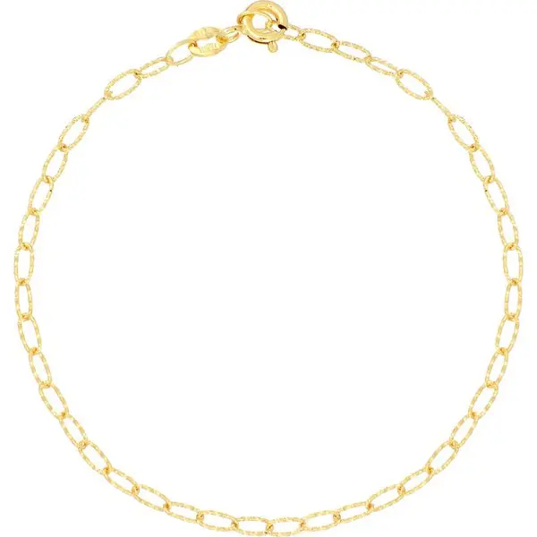 Bony Levy 14k Gold Textured Chain Bracelet - 14k Yellow Gold