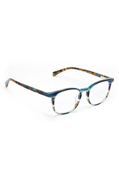 Eyebobs Boardroom 50mm Eyeglasses - Teal Multi/clear