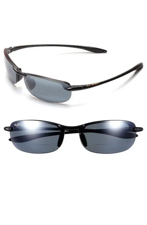 Maui Jim Makaha Polarized Sunglasses - Gloss Black