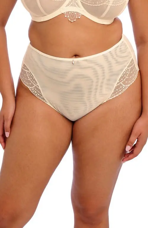 Elomi Priya Full Figure High Waist Briefs - Vanilla