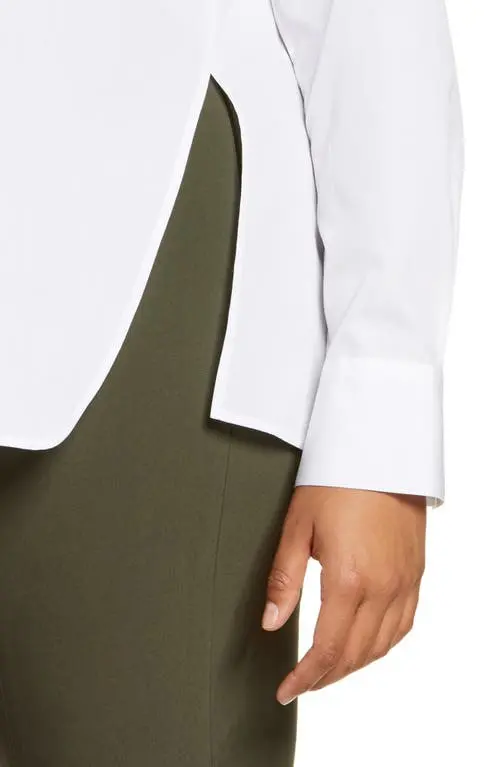 Vince Cotton Poplin Button-up Shirt - Optic White